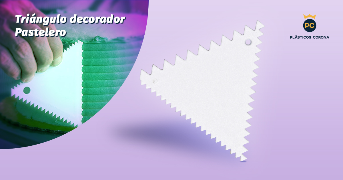 Triángulo decorador | Plásticos Corona