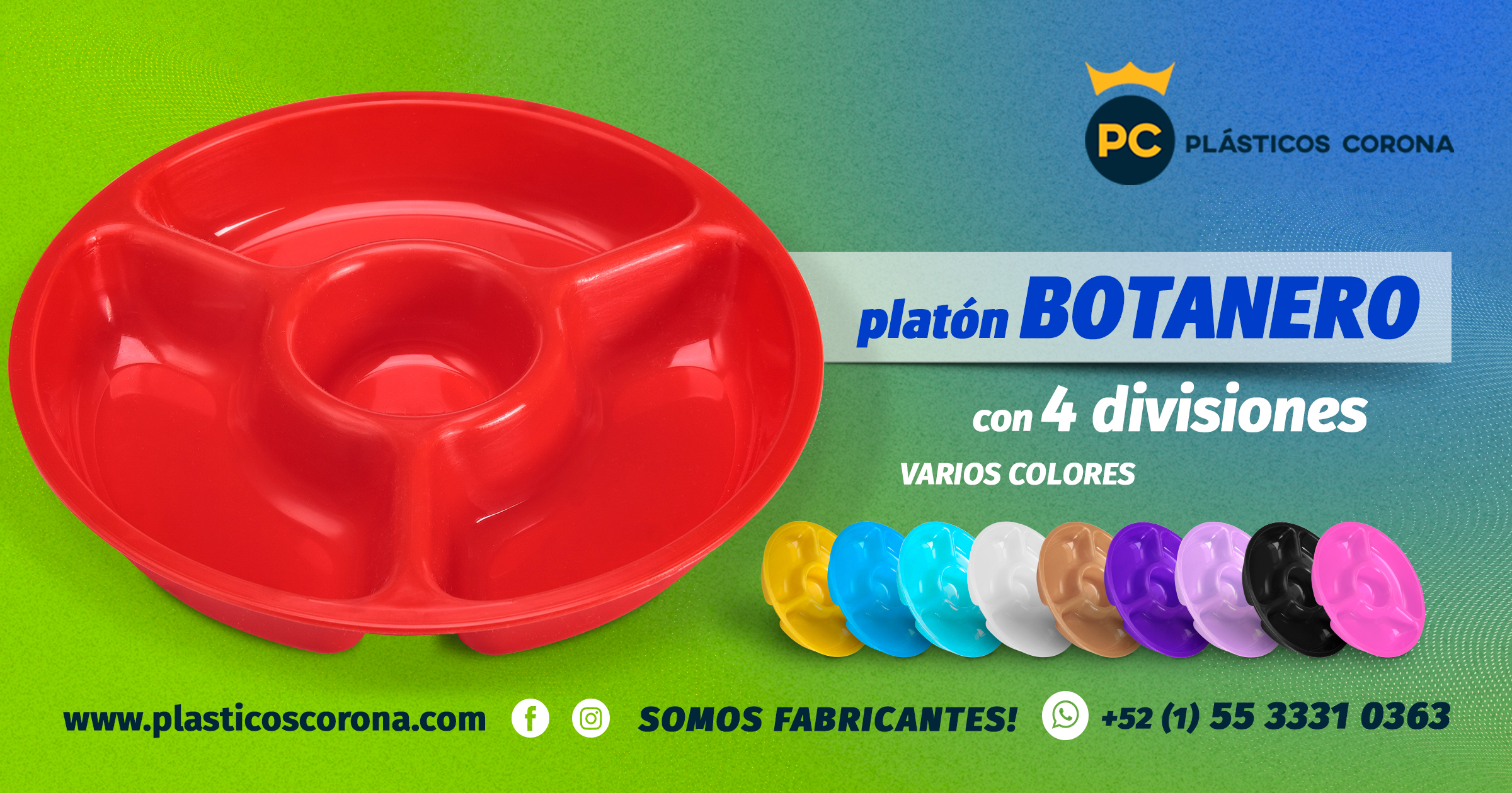 Platon botanero chico